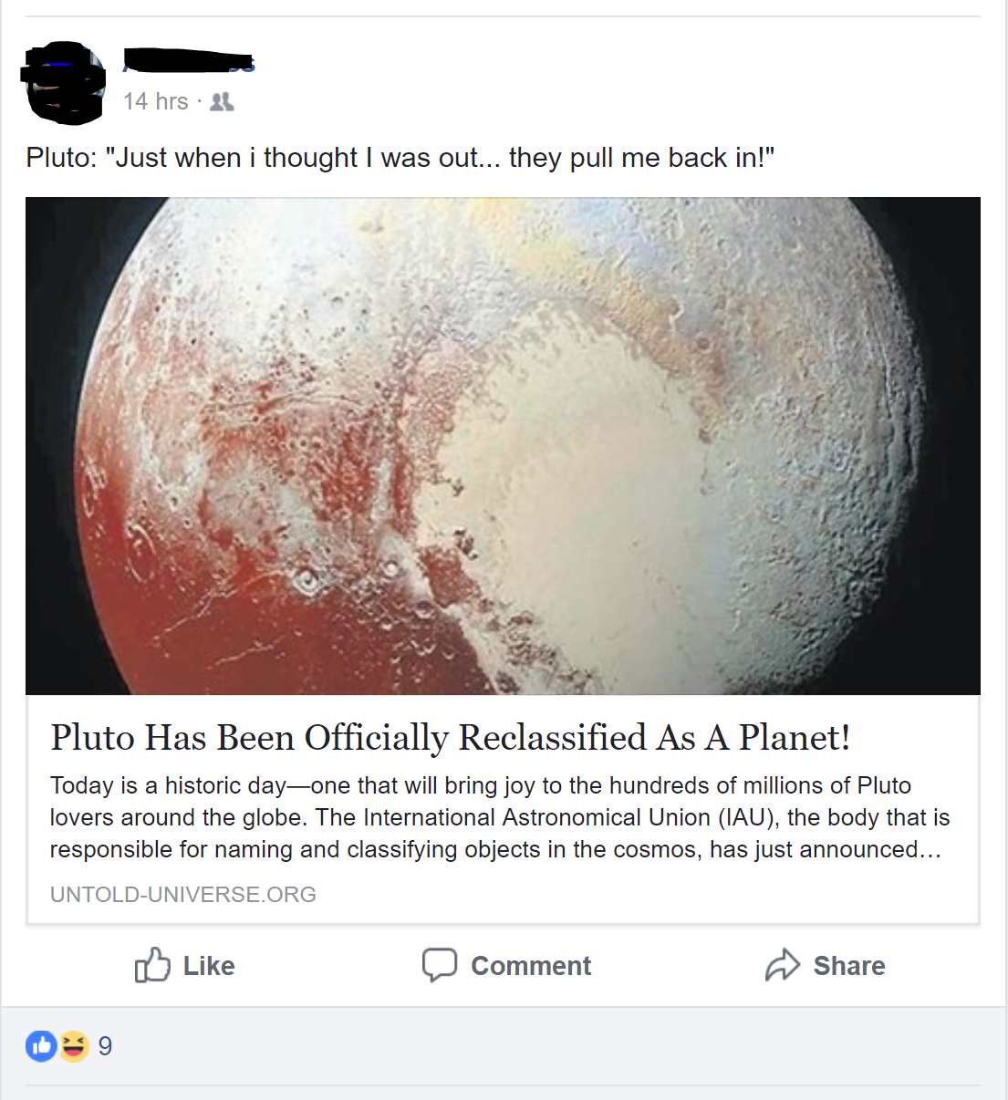 Pluto a Planet Again? – Four Moves