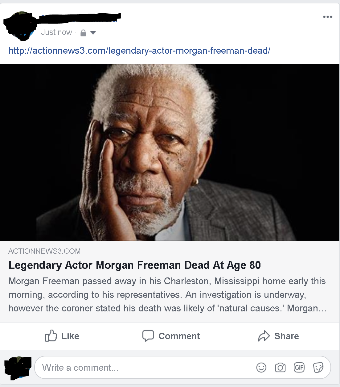 Morgan Freeman Dead? – Four Moves