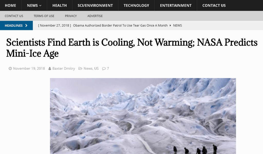 Mini Ice Age? – Four Moves